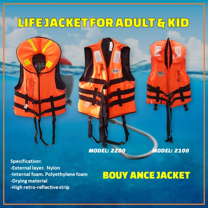 LIFE JACKET for adults and kids Original SOLAS Ready Stock Fishing ...