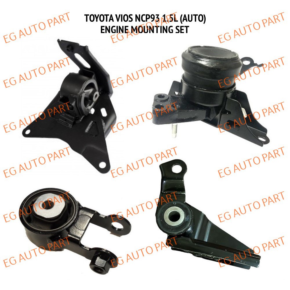 (PREMIUM QUALITY) ENGINE MOUNTING KIT SET TOYOTA VIOS NCP93 1.5 (AUTO ...