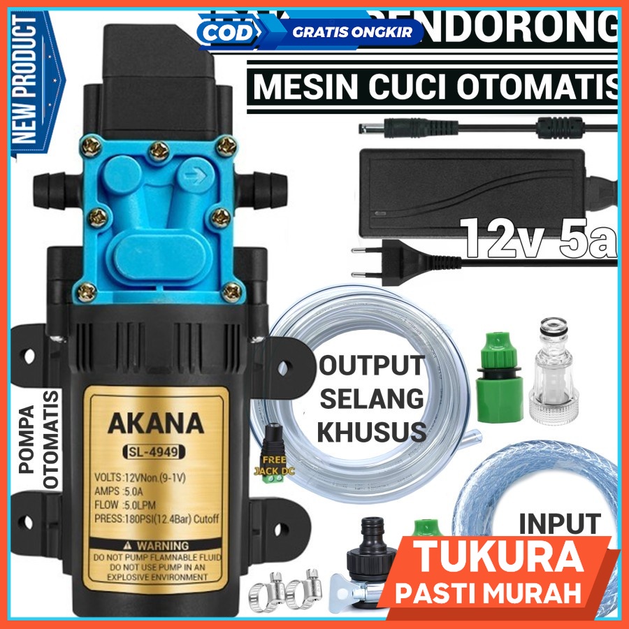 MESIN High pressure automatic washing machine pusher package - Complete ...