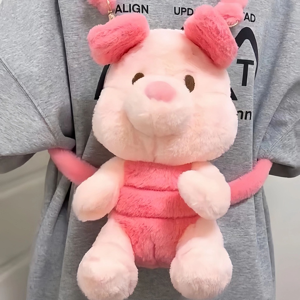 Disney Piggy Pigy Bag Piggy Pig Backpack Ham Pig Plush Doll Backpack ...