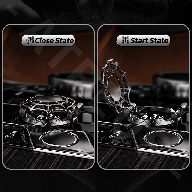 Audi Car Engine Ignition Switch Button Cover Decoration Auto Start Stop ...