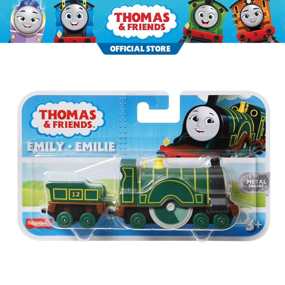 Fisher-Price Thomas & Friends Metal Engines Push-Along Die-Cast Emily ...