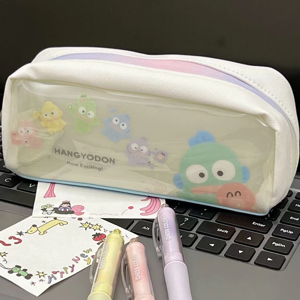 Sanrio Ugly Fish Hanton Pencil Case Ins Cute Colorful Pen Bag ...