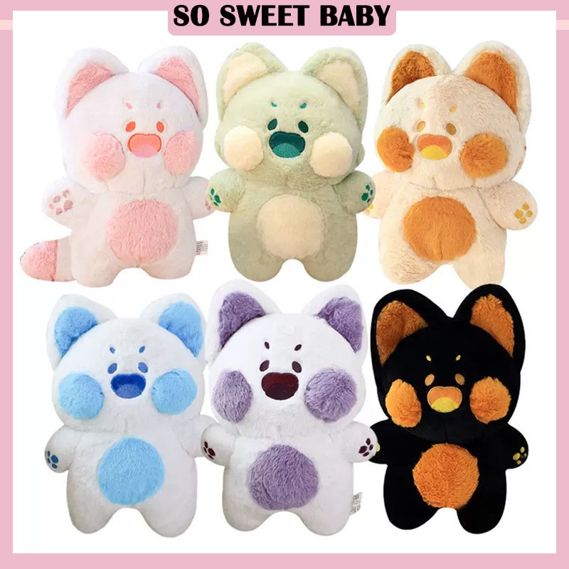 40cm Plush Toy Cat Plushie Doll Boneka Kucing DuDu Cat Pillow Stuffed ...