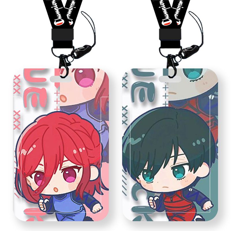 Blue Lock Ins Version Bank Card Metro ID Card School Bus ID Card Holder ...