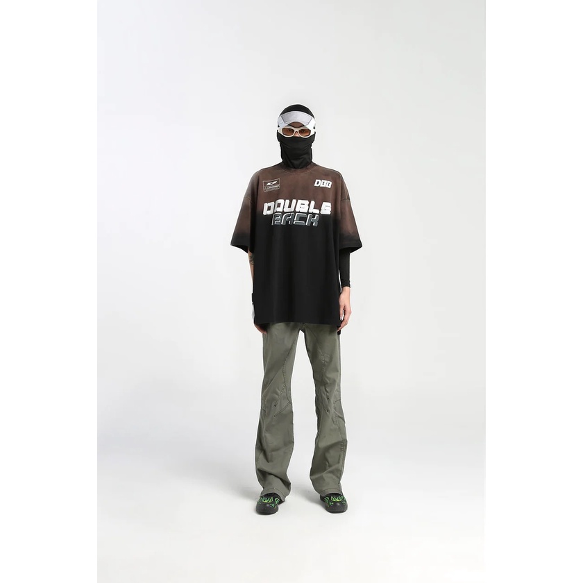 DOUBLEBACK | WASHED SPORT LOGO BLACK OVERSIZED | Shopee Malaysia
