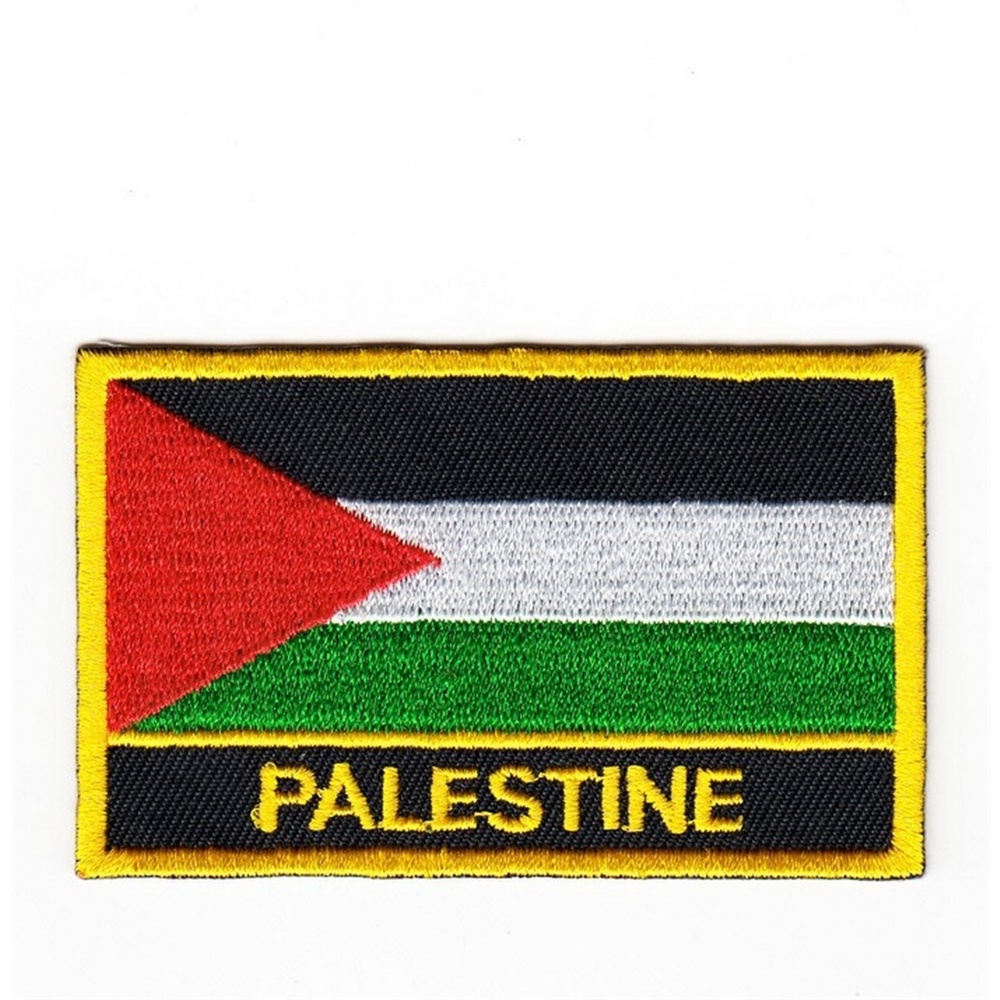 Palestine Flag Cloth Sticker Embroidered Armlet Iron On Patch Badges ...