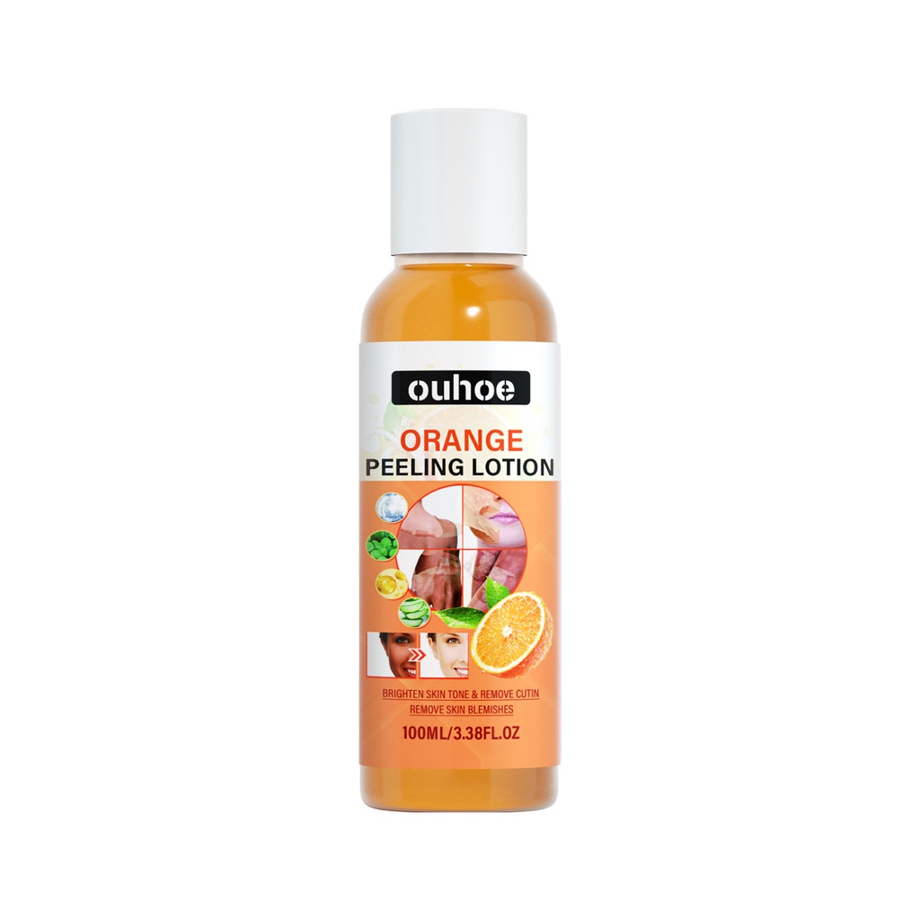 OUHOE Body Peeling Lotion for Dark Skin Fade Black Spot Whitening Arm ...