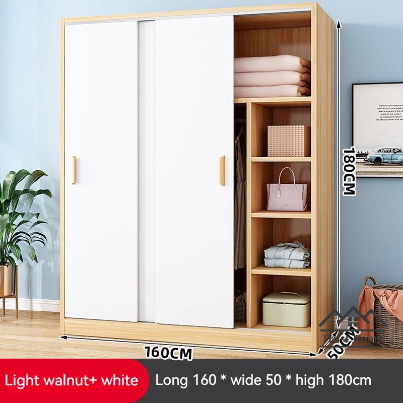 【Ready Stock】Wardrobe With Drawers Clothes Storage Cabinet Bedroom ...