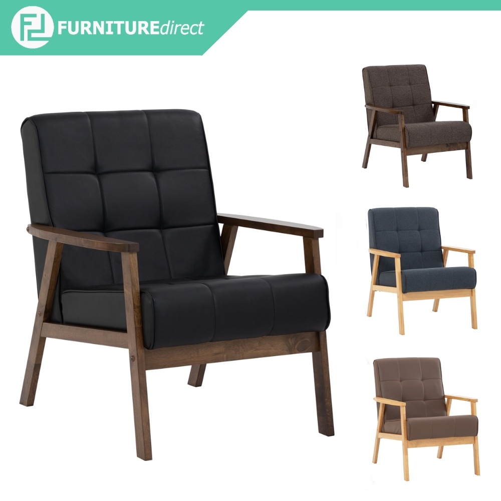 Furniture Mart HIACE 1 seater wooden sofa set / sofa kayu/ sofa murah ...