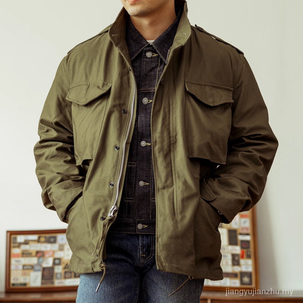 Version Loose Retro Tooling M65 Hooded Field Windbreaker American ...
