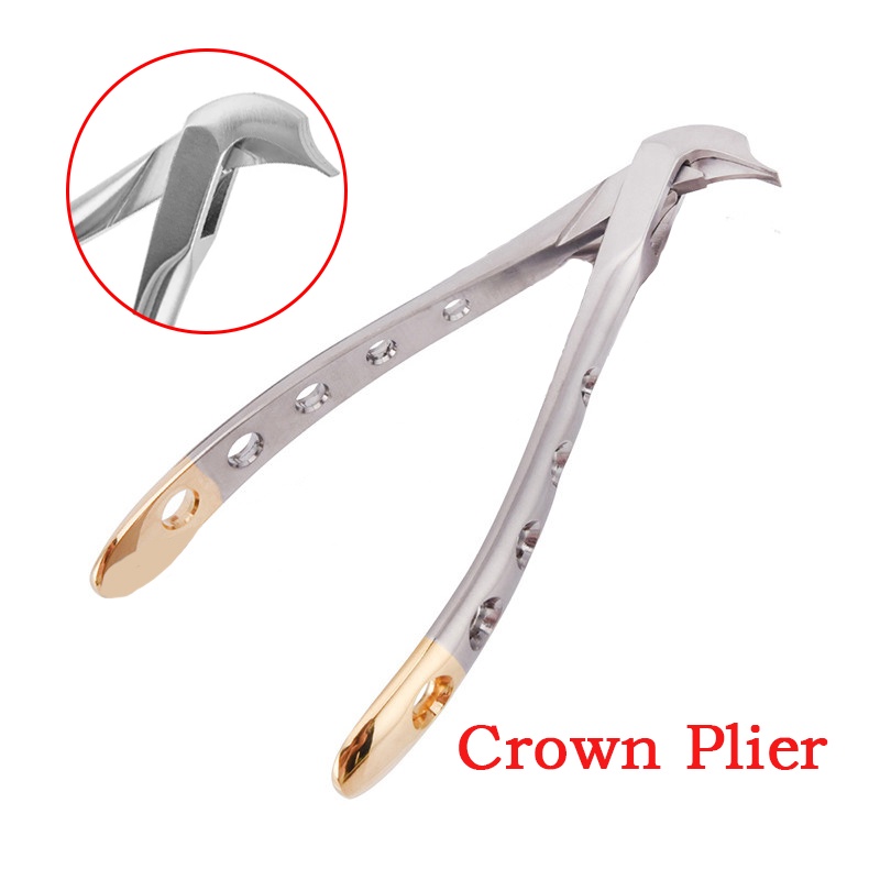 Dental Tool Crown Spreader Teeth Crown Remover Pliers Pick Stainless ...