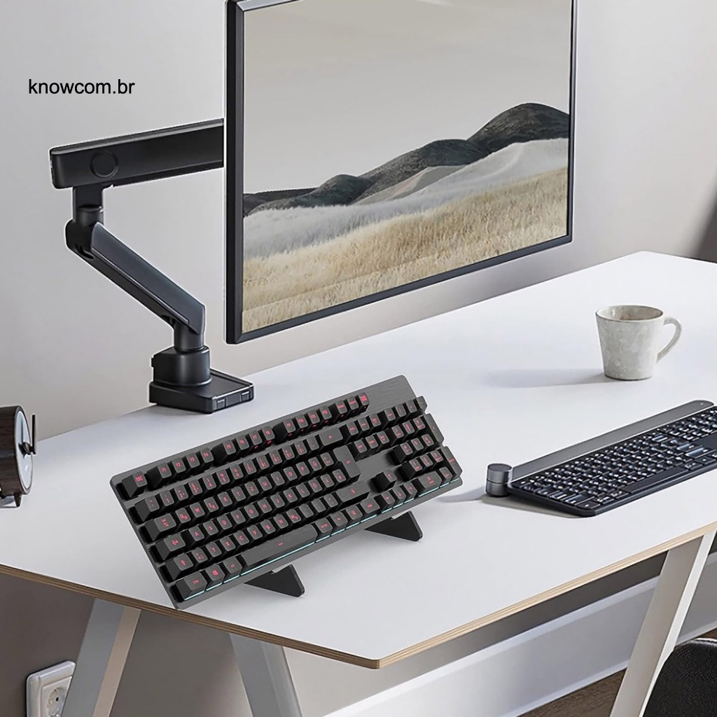 kn Keyboard Display Stand Stainless Steel Keyboard Stand Space-saving ...