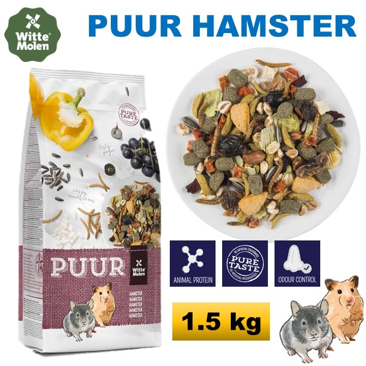Witte Molen - Puur Hamster Food (1.5kg)(400g) | Shopee Malaysia