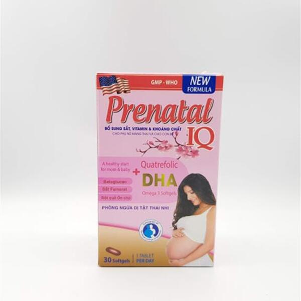 Prenatal IQ DHA Mediusa PINK (Box of 1 bottle of 30 tablets) | Shopee ...