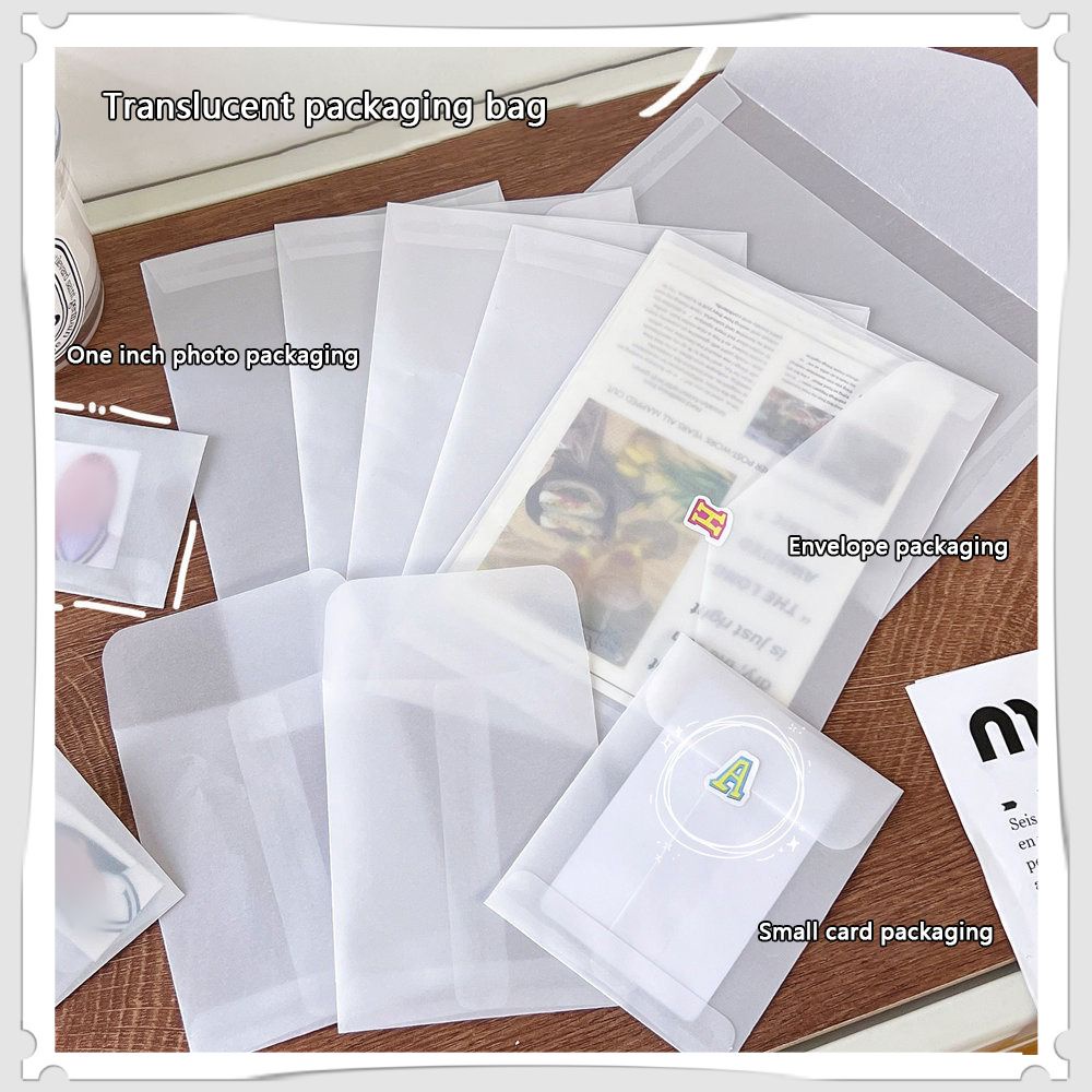 Transparent Blank Translucent Envelope For Invitations Postcards ...