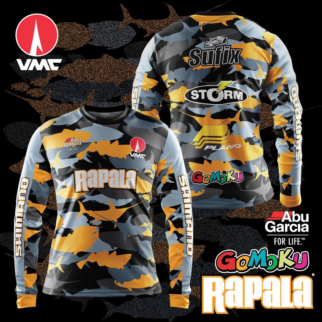 RAPALA OREN FISHING SHIRT BAJU MEMANCING | Shopee Malaysia