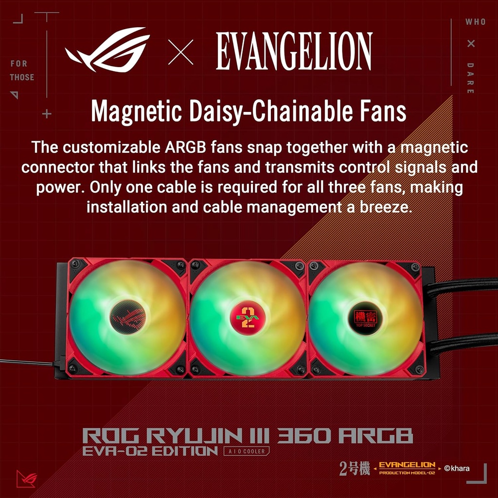 Asus ROG Ryujin III 360 ARGB Eva-02 Edition (AIO Cooler) all-in-one ...