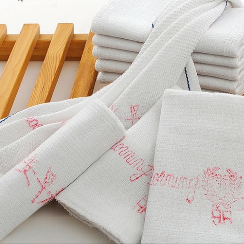 Good Morning Towel 83/96 Face Towel White wash cloth 100% Cotton Tuala ...