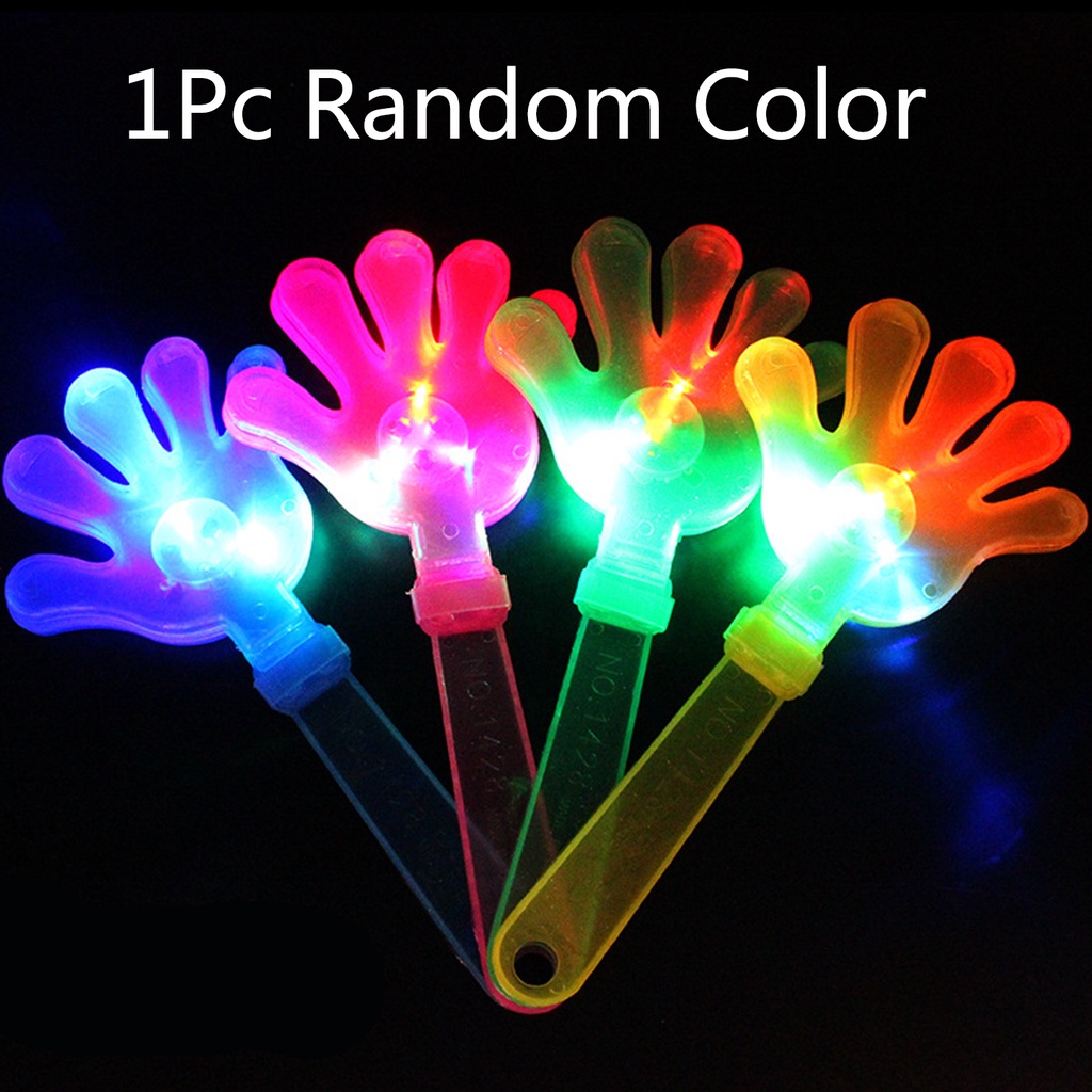 1 Pc LED Hand Clapper Flash Luminous Applause Simulator Loud Maker Clap ...