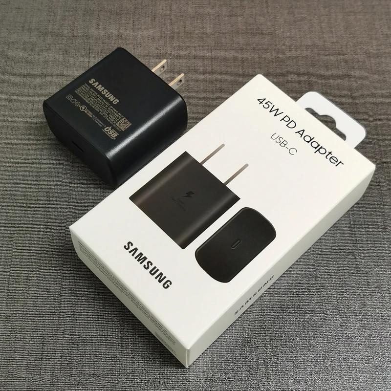 Samsung 45W Usb Type C Super Fast Charger US Plug Power Adapter 25w Galaxy S23 S22 S21 S20 Note ...