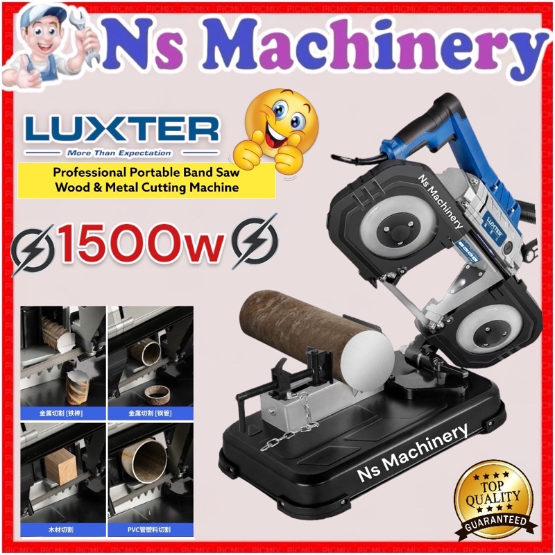 Luxter Professional 5" 1500W Portable Band Saw Wood & Metal Cutting ...