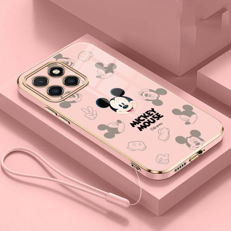 Honor 200 Smart HONOR X7C Casing Mickey Family Mobile Case Cute Mouse ...