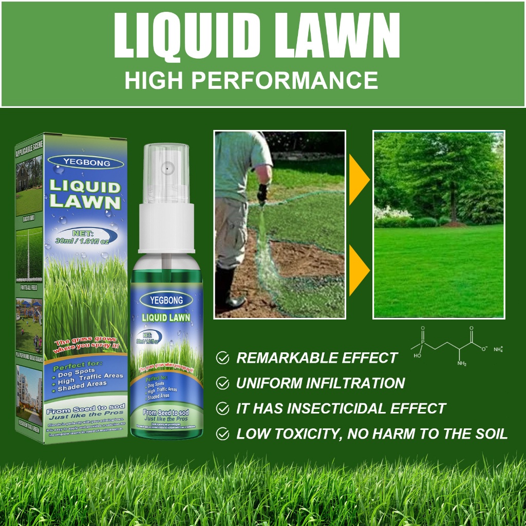 30ml Grass Spray Green Paint Liquid Lawn Garden Grass Artificial ...