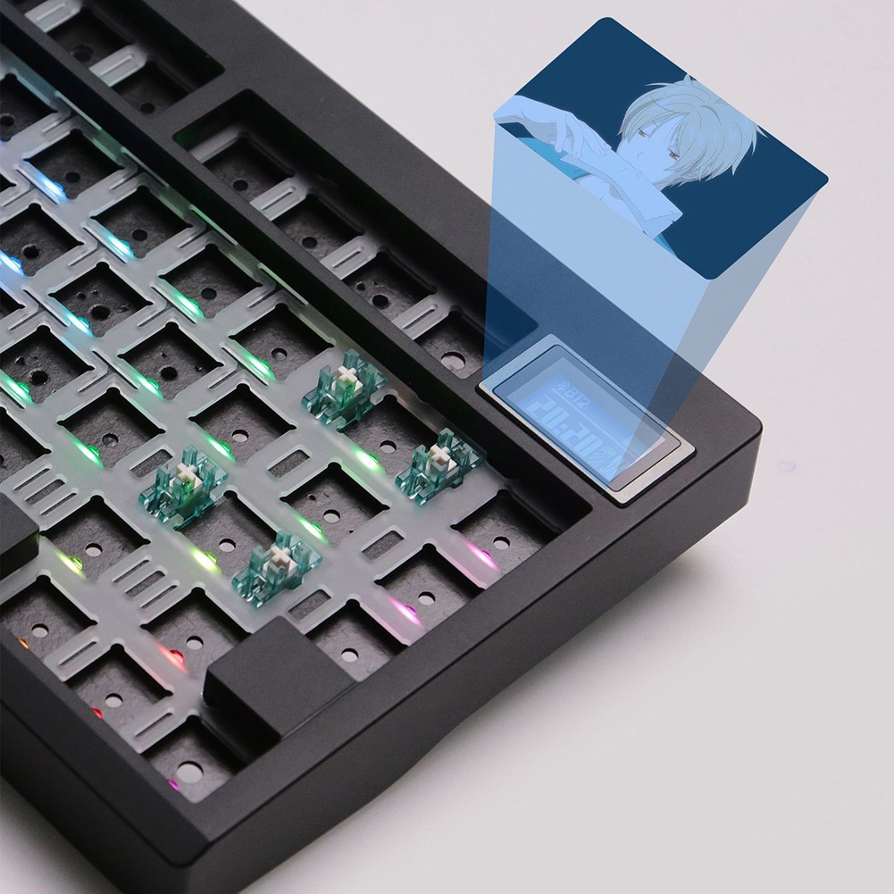 GMK81 RGB Mechanical Keyboard Kit 81 Keys Keyboard with Display Screen ...