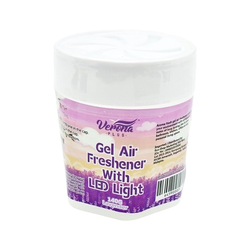 Verona Plus Lavender Gel Air Freshener With LED Light (140G) | Shopee ...