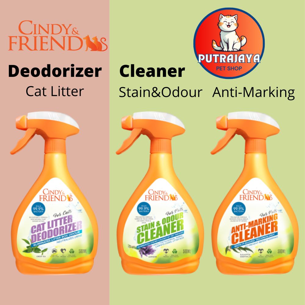 CINDY & FRIEND DEODORIZER SPRAY / CLEANER SPRAY FOR ANTI-MARKING DOG ...
