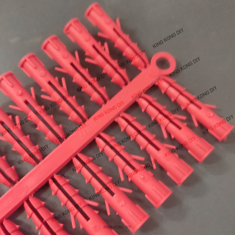 AINNA [50 PCS] 6MM PVC Wall Plug Red Plastik Dinding Skru Paku | Shopee ...