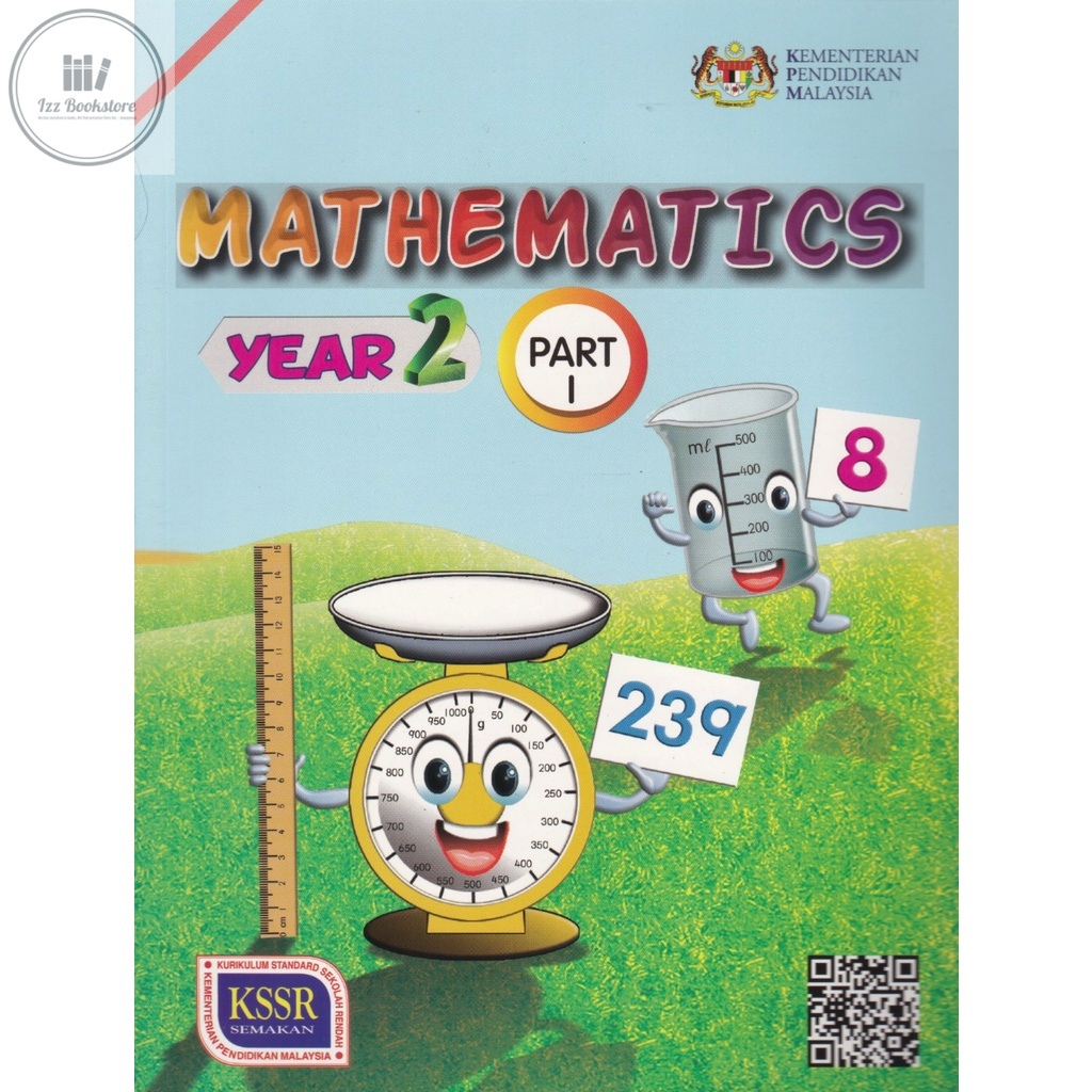 DBP: Buku Teks Mathematics Year 2 Part 1 DLP Textbook | Shopee Malaysia