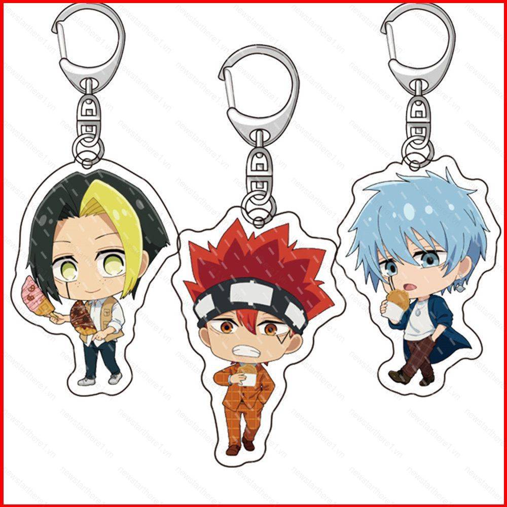 Ere1 Mashle Magic and Muscles keychain Lemon Irvine Lance Crown key ...