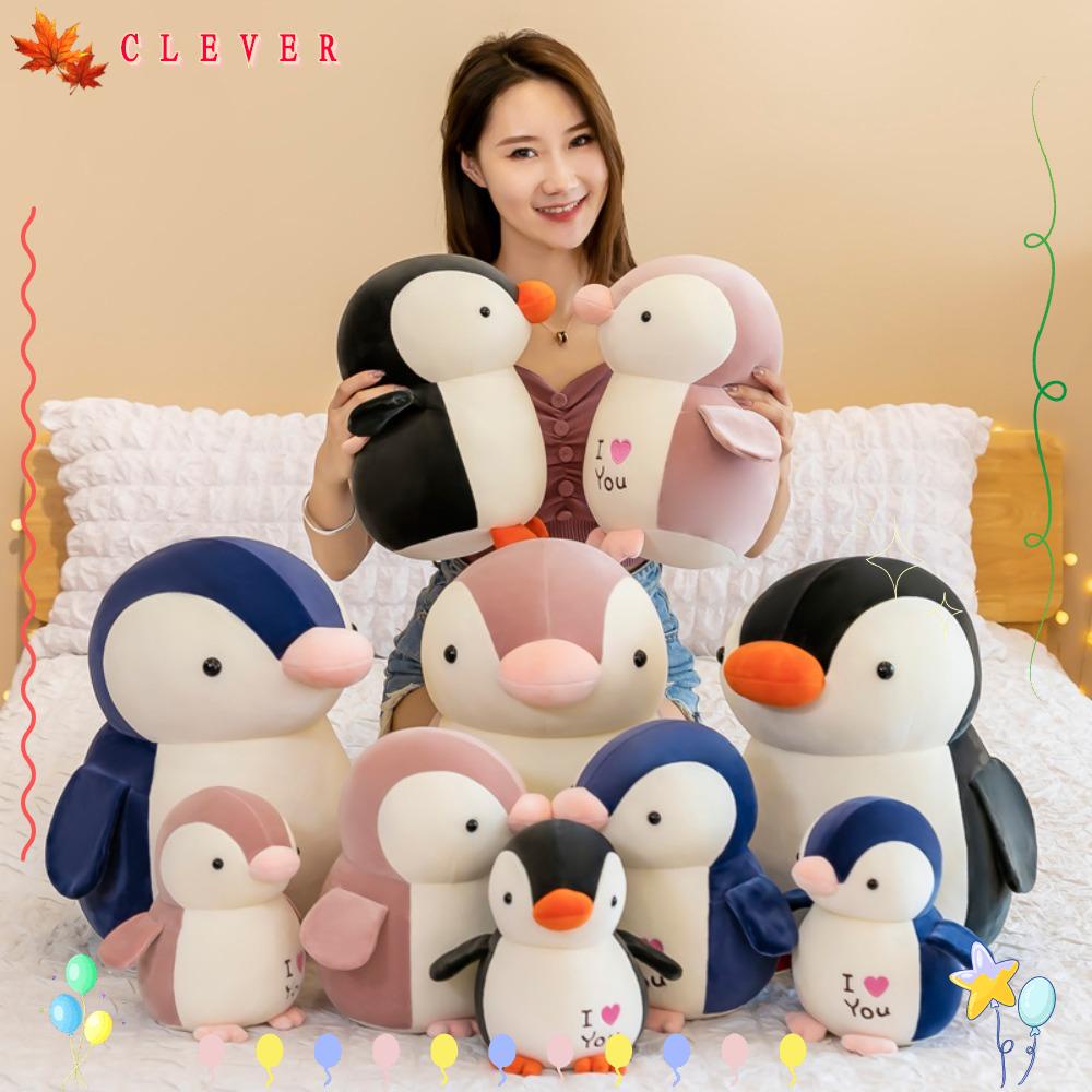 CLEVER Cute Penguin Stuffed Plush, Soft Valentine's Day Gift Animal ...