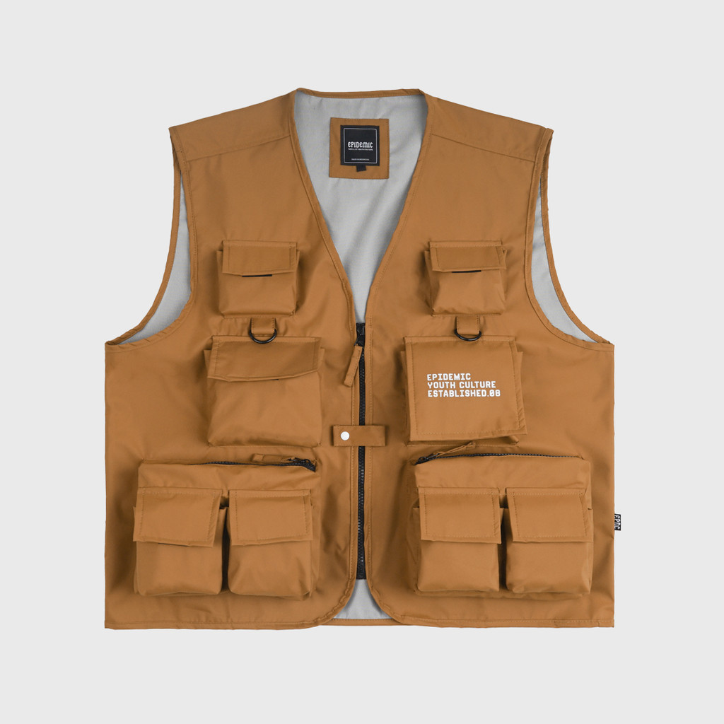 Epidemic Tactical Vest | Peacock Mustard Vest | Shopee Malaysia