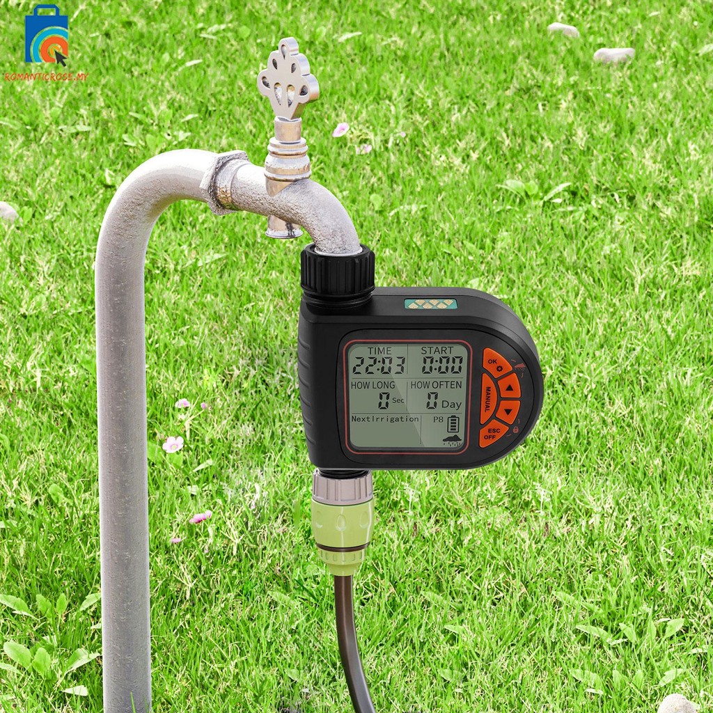 Sprinkler Timer with Rain Delay/Manual/Automatic Watering System ...