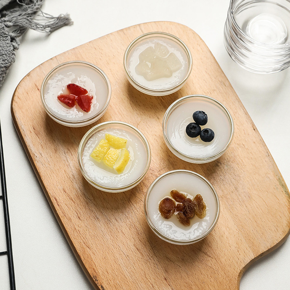Bozai Cake Bowl BPA Free Lead-Free Clear Pudding Bowls For Restaurant ...