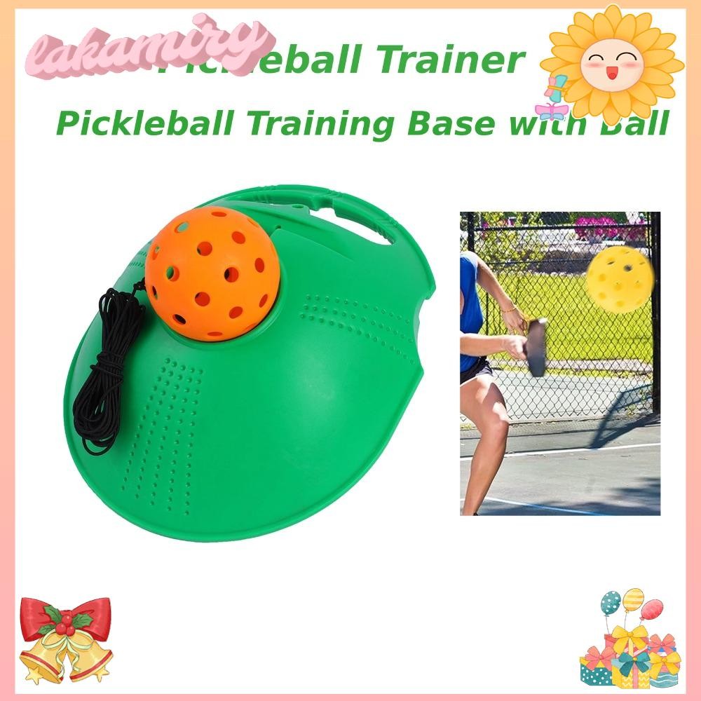 LAKAMIRY Pickleball Solo Trainer, Pickleball Accessories with Ball ...