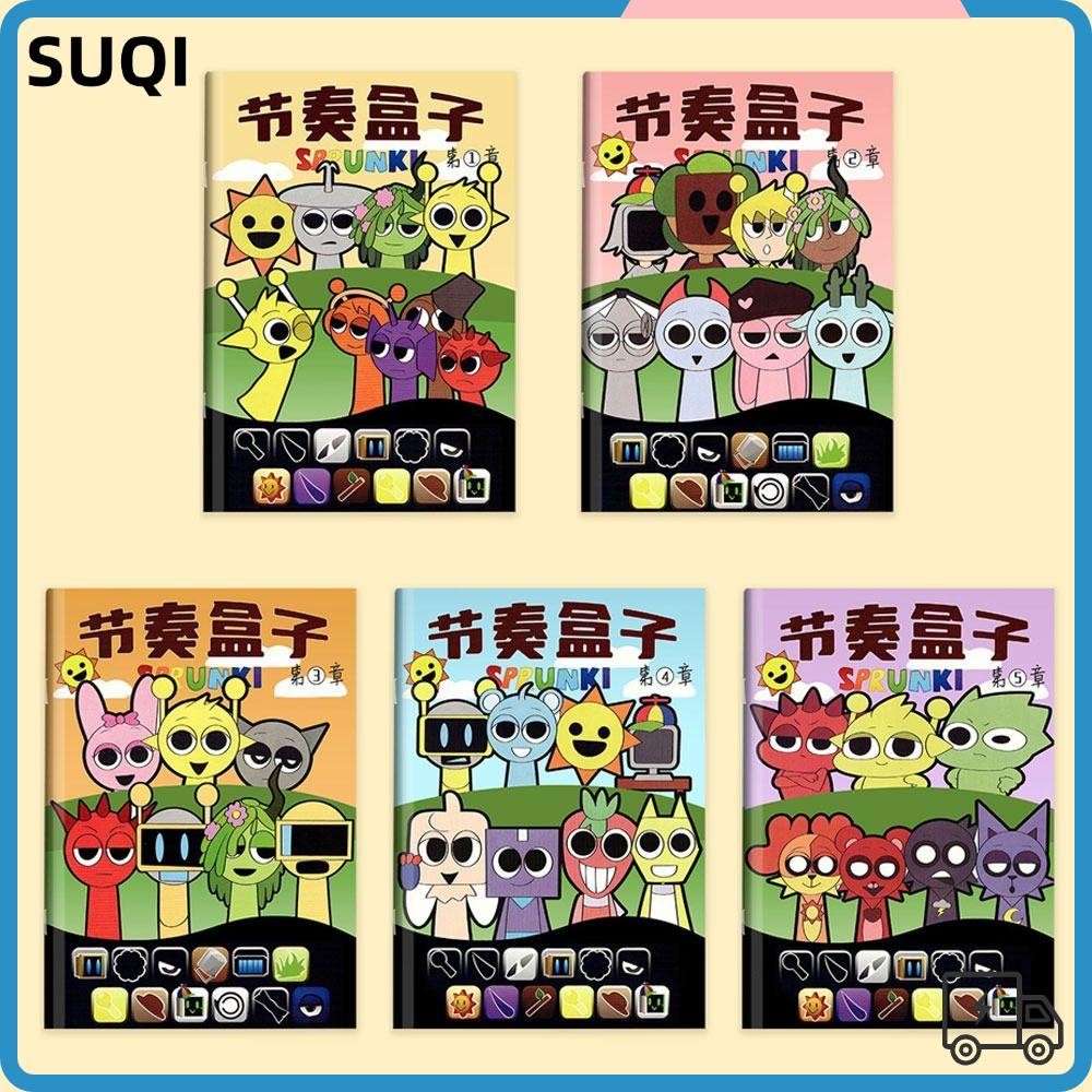 LUCKY-SUQI Coloring Book, Sketch Copy Album Drawing Sprunki Beginner ...