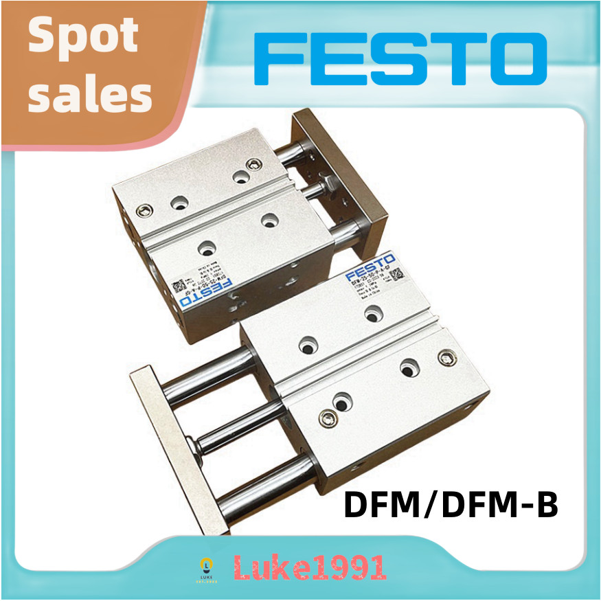 FESTO Guide rod cylinder DFM-12-16-20-25-32-40-50-63-80-P-A-B-GF-KF ...