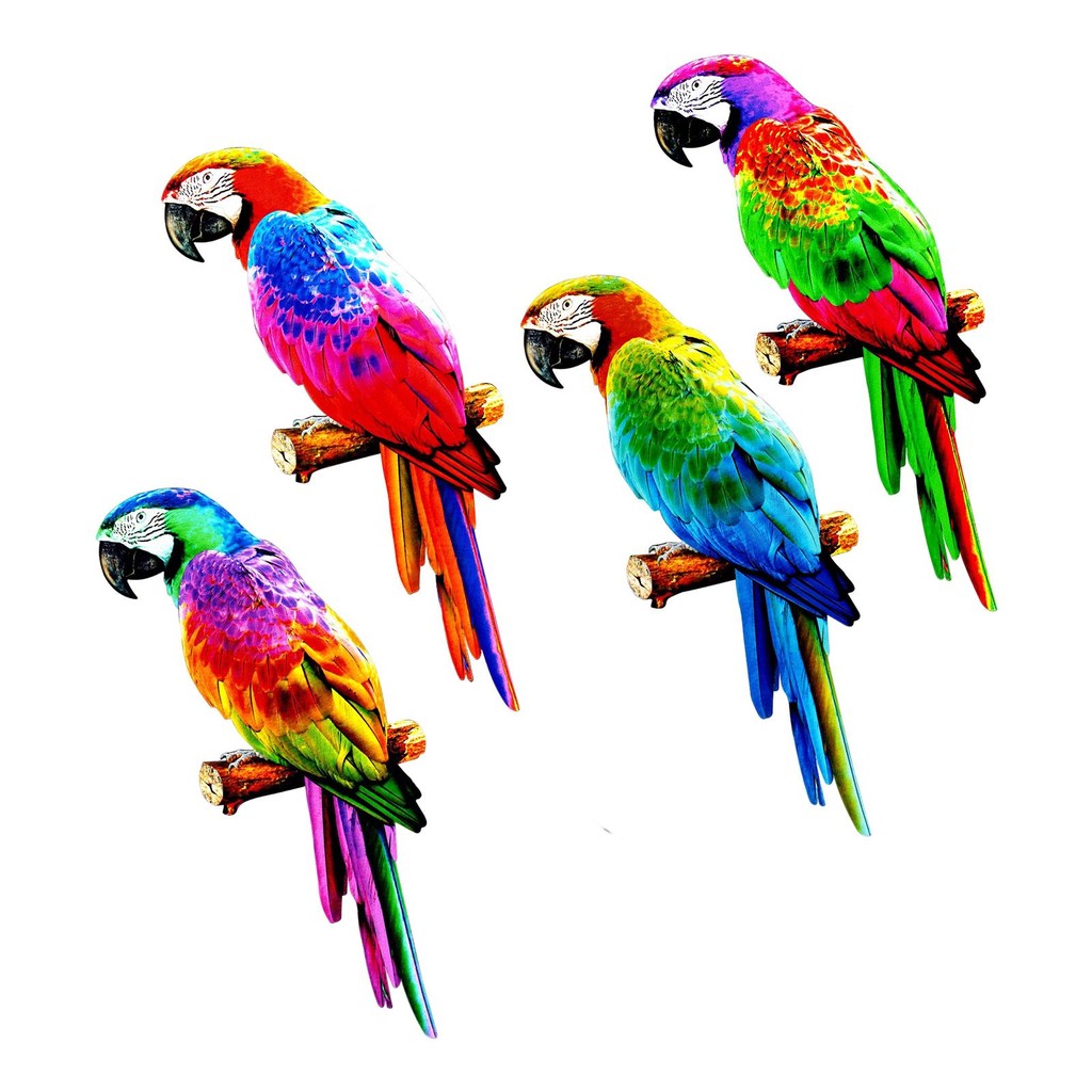 [uguuiya] Artificial Parrots Figurines DIY Sculpture Photo Props ...
