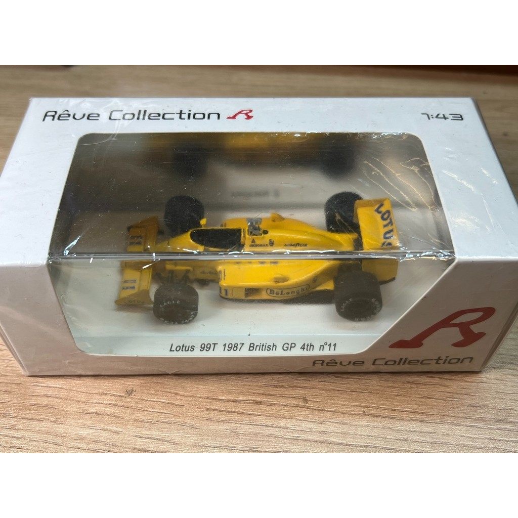 R REVE Collection R 1/43 Lutes 99T 1987 UK GP #11 Satoru Nakajima Out ...