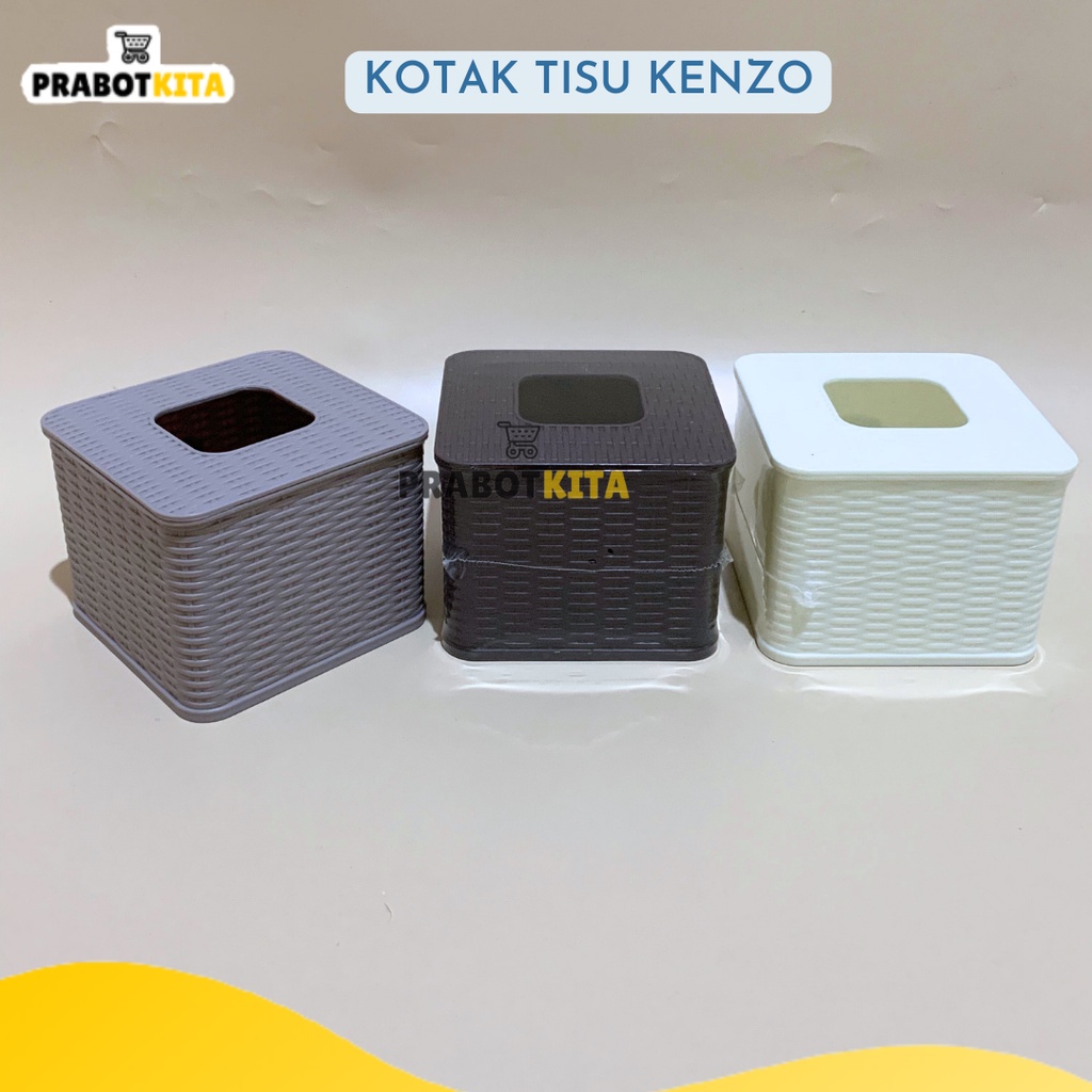 Kenzo Rattan Motif Tissue Holder/Small Tissue Holder/Aesthetic Tissue ...