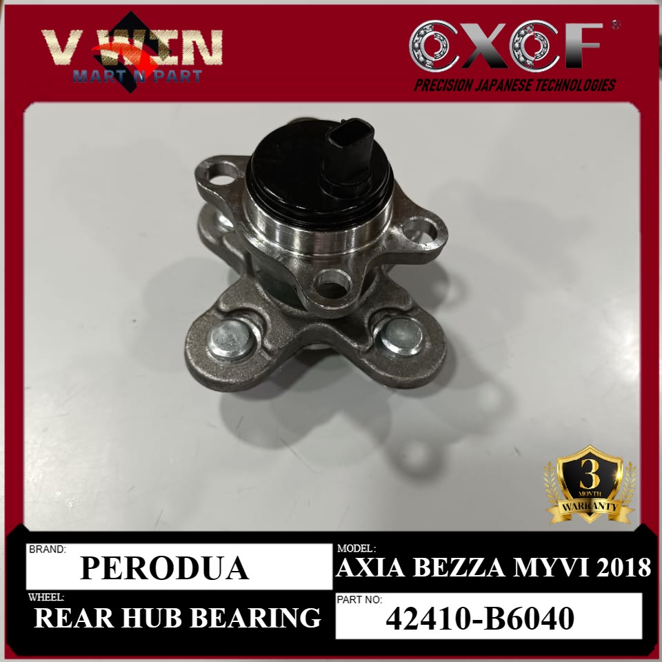 PERODUA AXIA BEZZA MYVI 2018 REAR WHEEL BEARING 42410-B6040 | Shopee ...