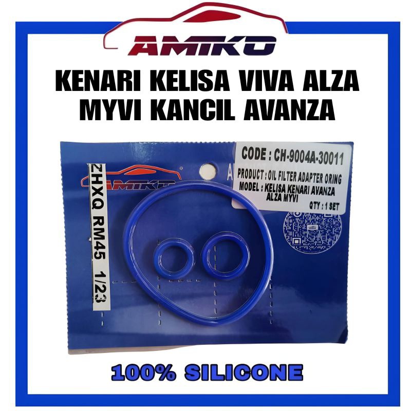 AMIKO SILICONE OIL PUMP FILTER HOUSING O-RING PERODUA KELISA KENARI ...