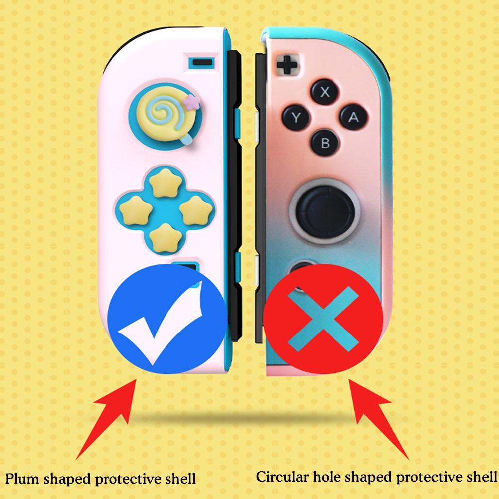 4/10Pcs Cute Kirby Super Star ABXY Key Sticker DIY Button Joystick ...