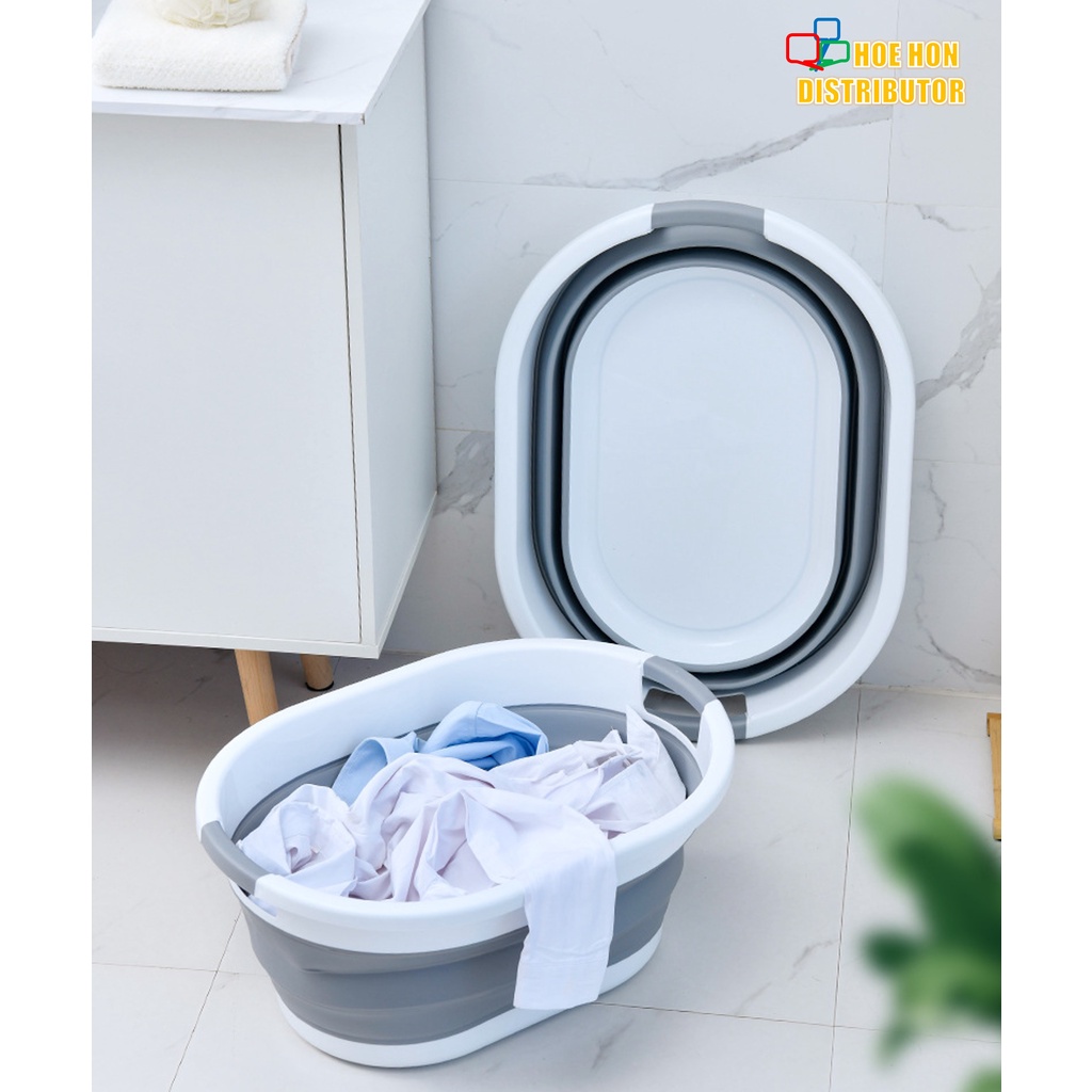 Multipurpose Foldable Laundry Bucket 24L 39L Extra Large Collapsible ...