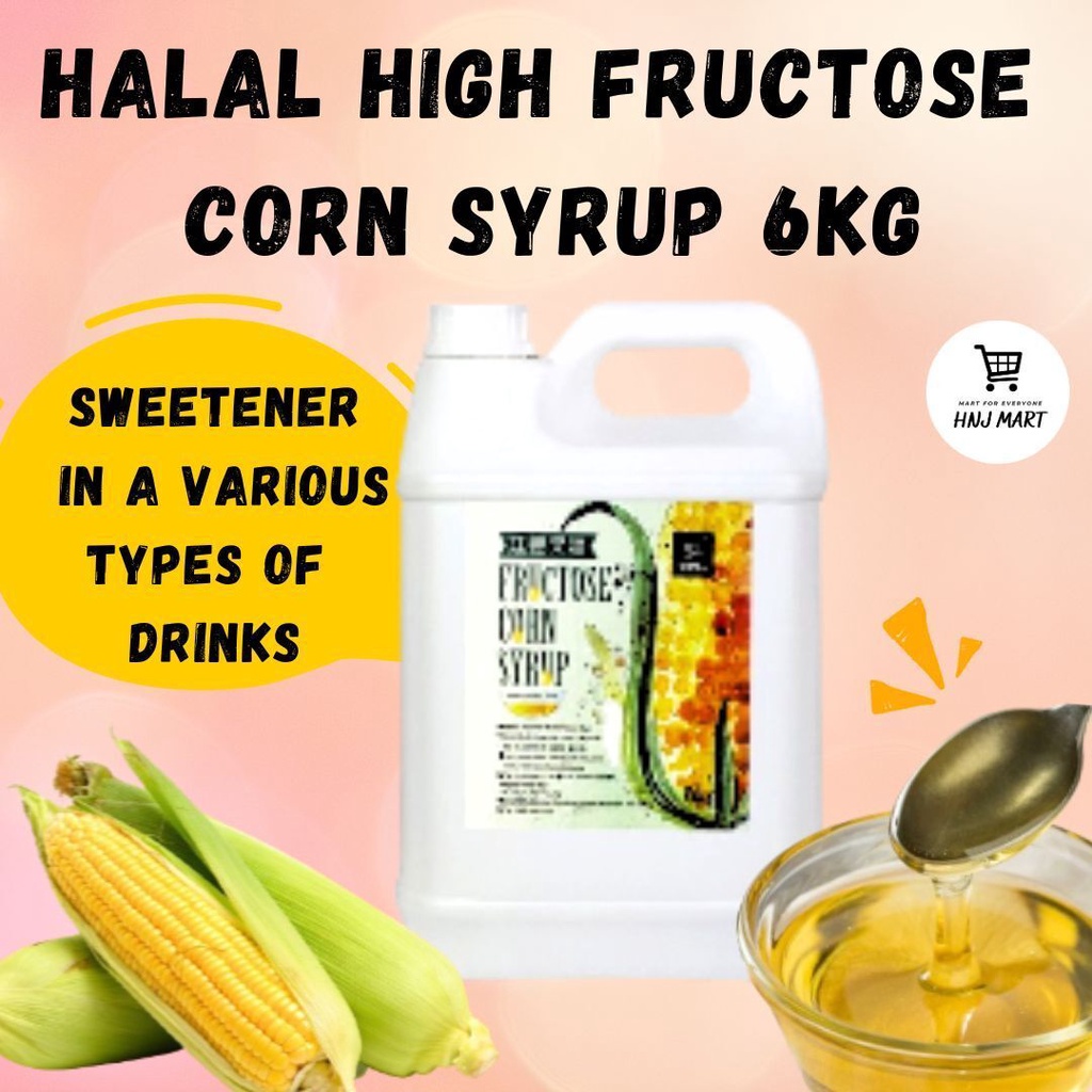 Halal Corn Syrup 6kg High Fructose Syrup Fructose Corn Syrup Sirup Jagung Sugar Syrup For ...