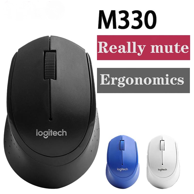24h Ship-M330 Silent Plus Wireless Mouse Tracking Mice 1000DPI Optical ...